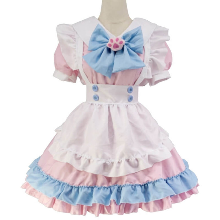 Pink Sissy Lolita Dress Plus Size Anime Cosplay Costume